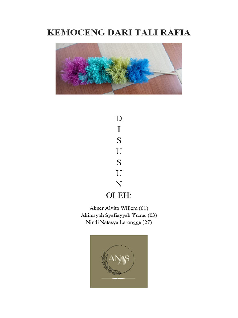 Kemoceng Dari Tali Rafia | PDF