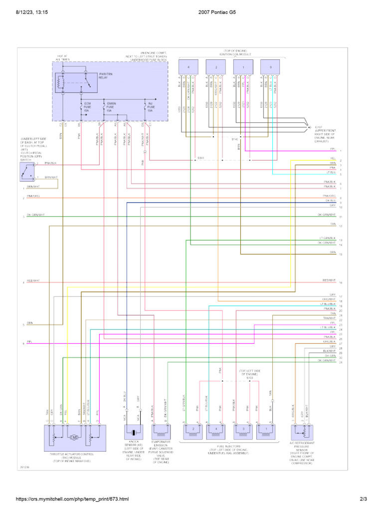 2007 Pontiac G5 Engine Pag 2 | PDF