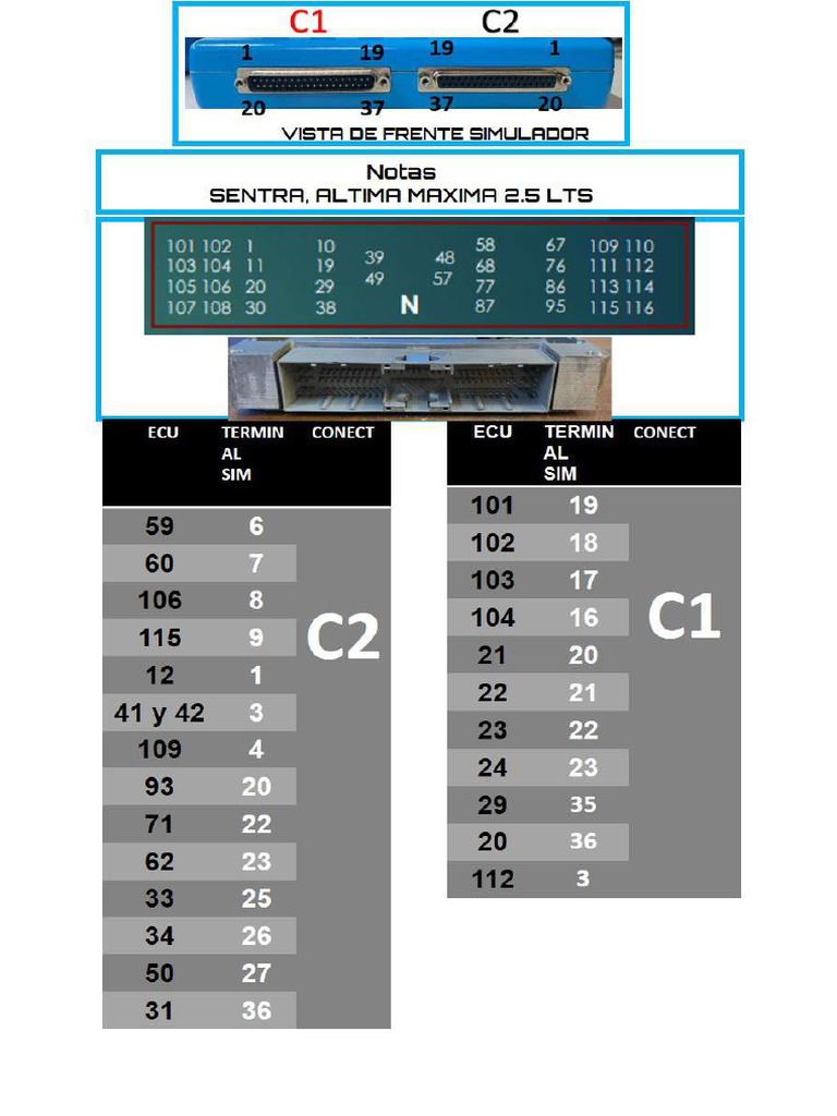 Sentra, Altima, Maxima, Xtrail 2.5 Lts Americano | PDF