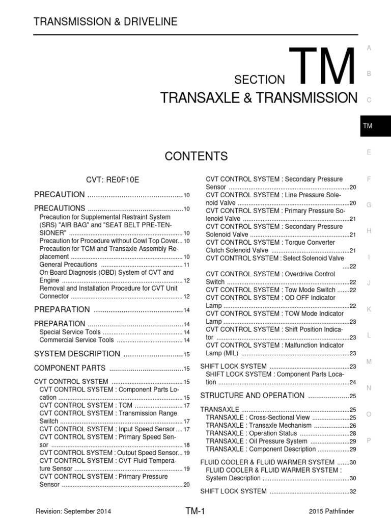 Transaxle & Transmission: Section | PDF | Airbag | Transportation ...