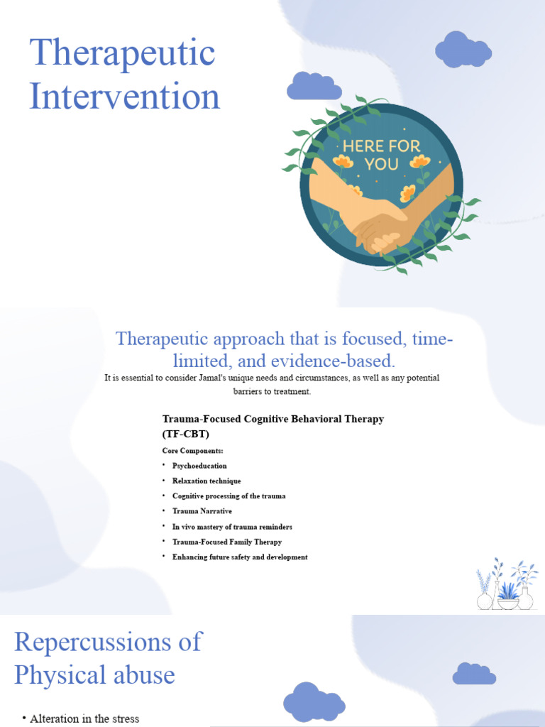 Therapeutic Intervention | PDF | Psychological Trauma | Psychology