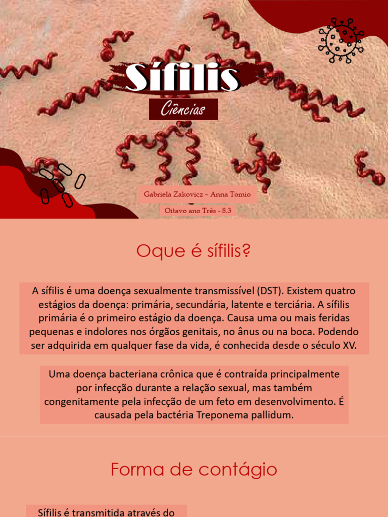 Sífilis: Guia para Jovens Estudantes | PDF