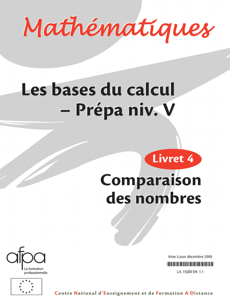 4 Comparaison Des Nombres | PDF