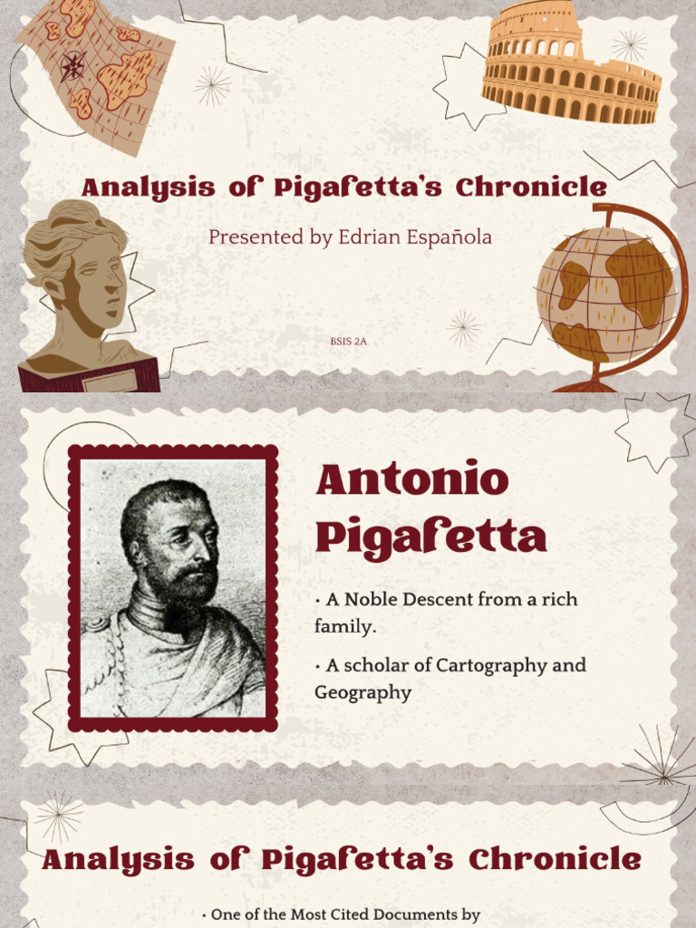 Analysis of Pigafetta's Chronicle | PDF
