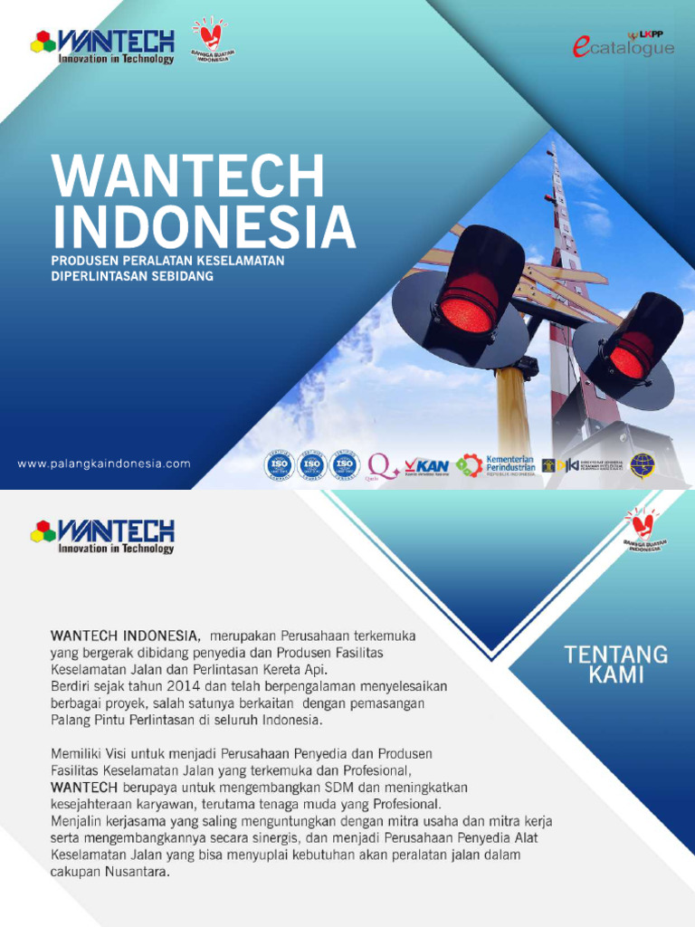 Company Profile Pt. Wantech Indonesia | PDF