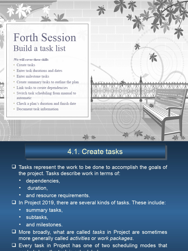 4 - Forth Session - Build A Task List | PDF | Hyperlink | Computing
