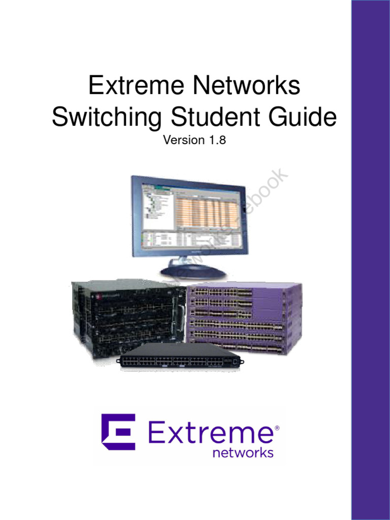 Extreme Switching Student Guide V1.8 (Ebook) | PDF | Ip Address | Command Line Interface