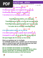 Entra en La Presencia Del Señor-Letra | PDF