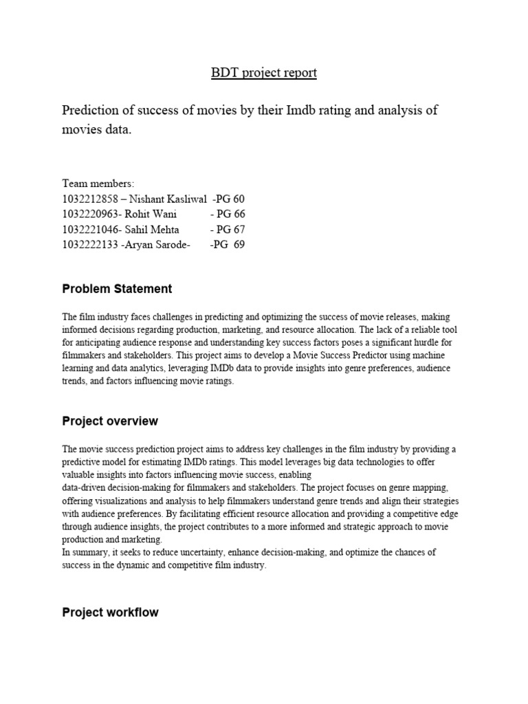 Movie Prediction | PDF | Machine Learning | Visualization (Graphics)