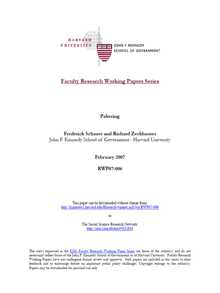 Harvard 2007 | PDF