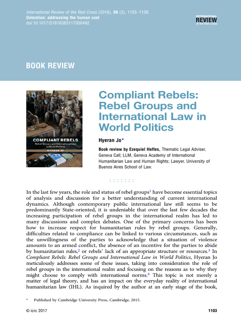 Irrc 903 23 | PDF | International Law | International Humanitarian Law