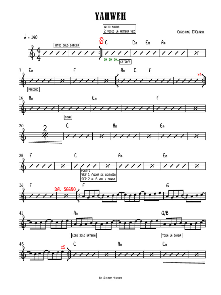 Yahweh - Christine D'Clario | PDF