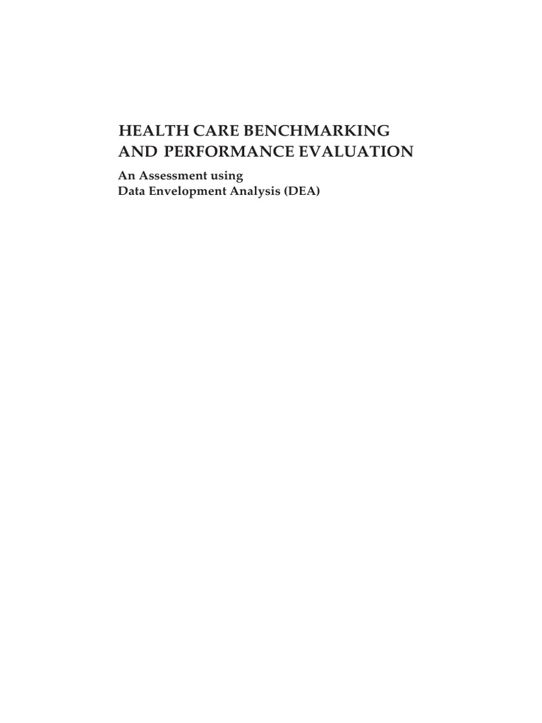 Health Care Benchmarking | PDF