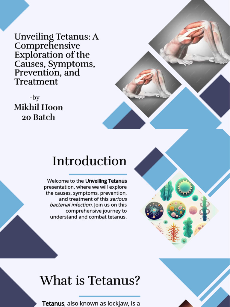 Unveiling Tetanus A Comprehensive Exploration of The Causes Symptoms ...