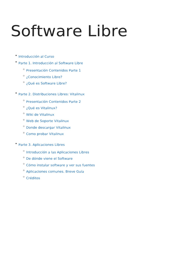 Software Libre | PDF