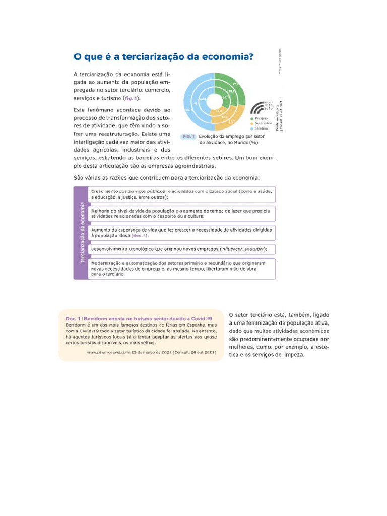 Resumo Setor Terciario | PDF