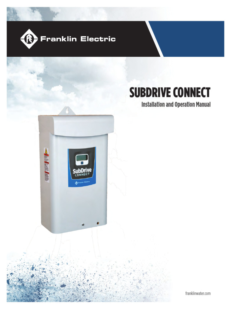 Subdrive Connect Manual | PDF | Electrical Wiring | Electric Motor