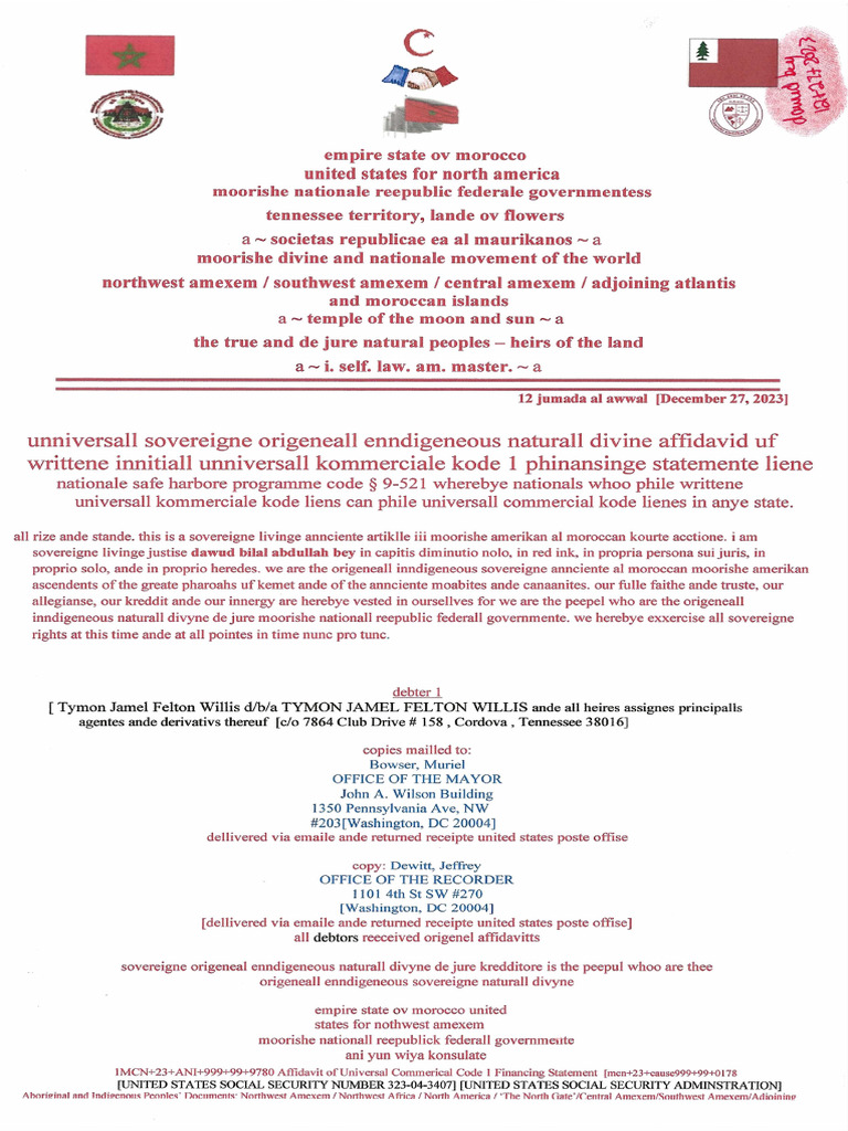 Document - 2023-12!30!132559 Lien On The Strawman Tymon Jamel Felton ...