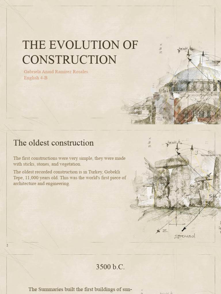 The Evolution of Construction | PDF | Cement | Materials
