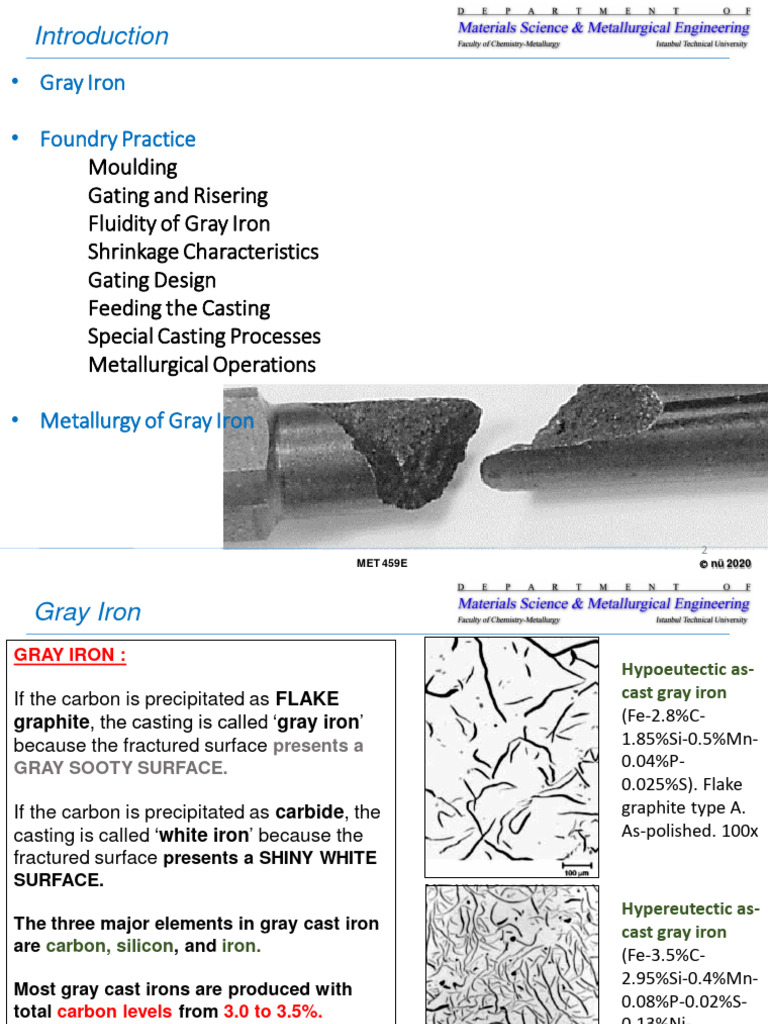 Gray Iron: Properties and Applications | PDF | Technology & Engineering