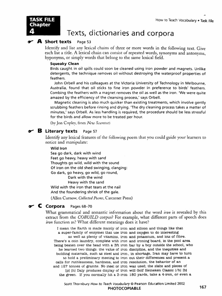 Trabajo Practico How To Teach Vocabulary | PDF