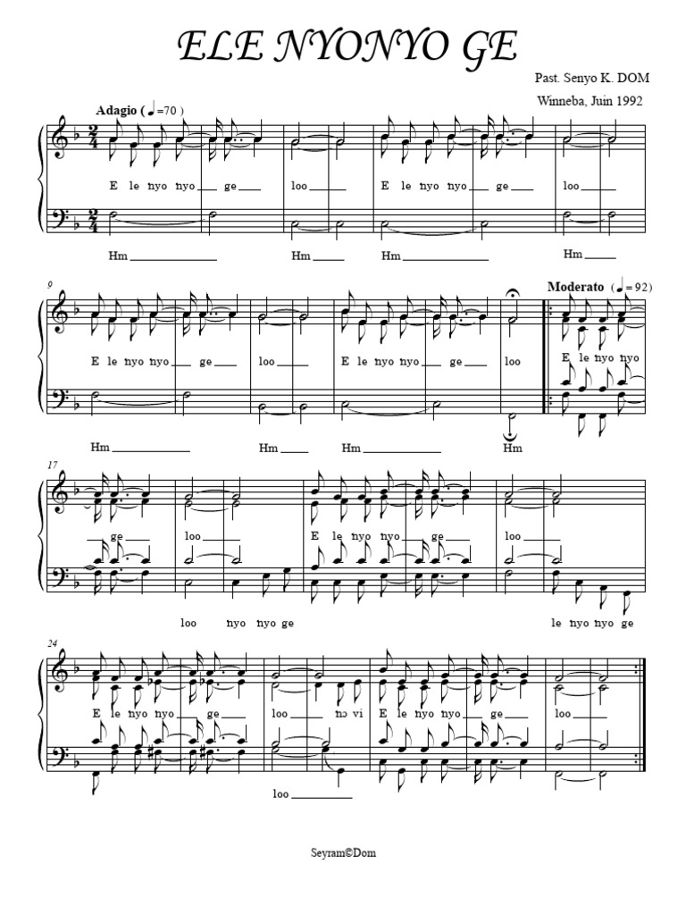 Ele Nyonyo Ge | PDF