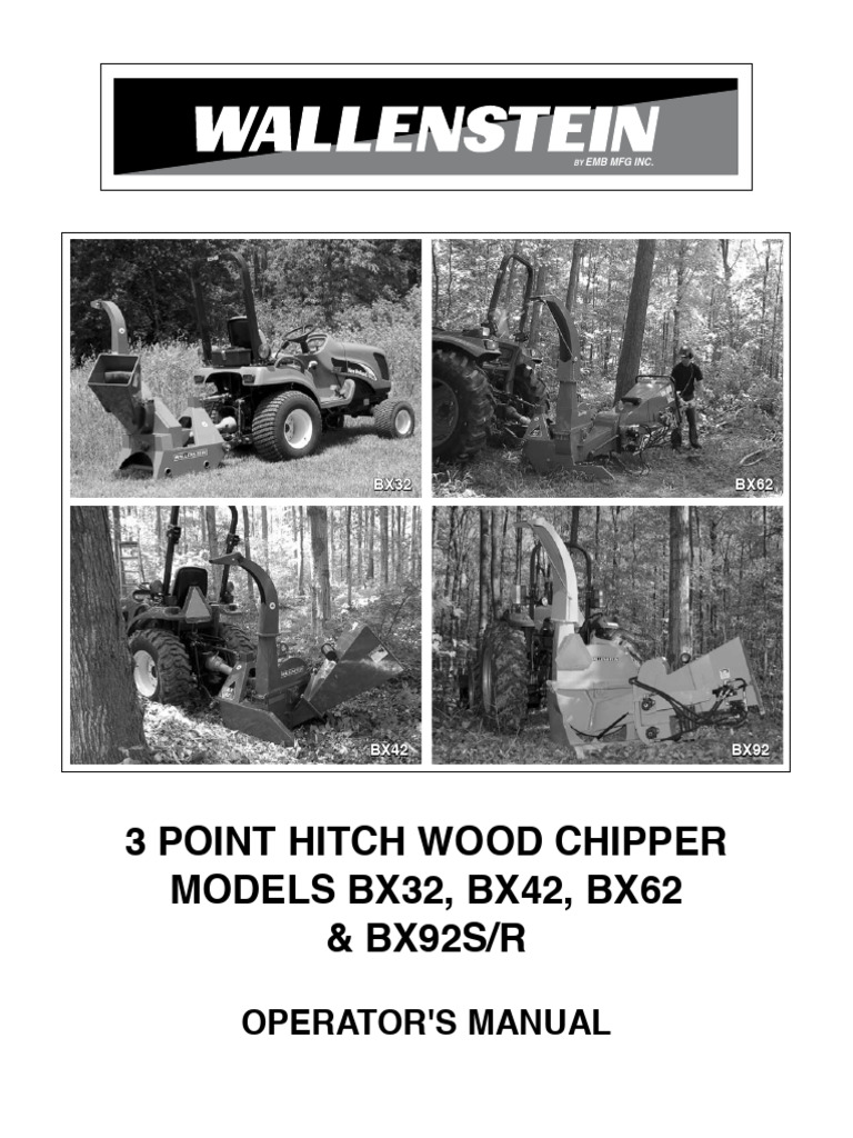 Wood Chipper Operator's Guide | PDF | Safety | Personal Protective ...