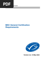 MSC Chain of Custody Standard Default Version Version 5.1 | PDF