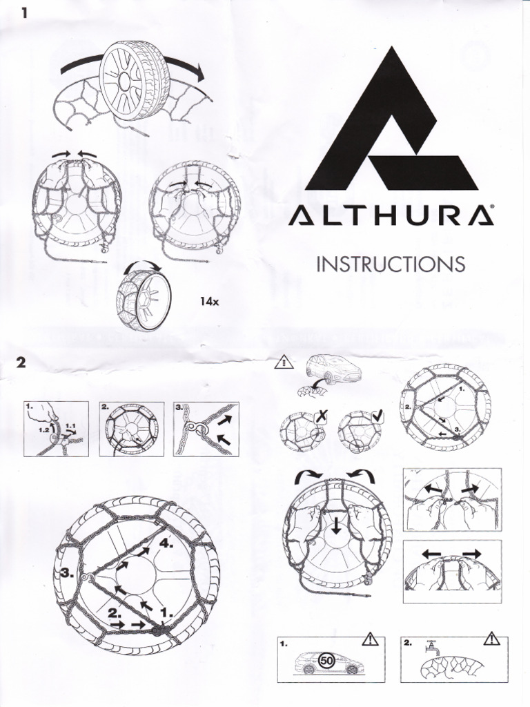 Istruzioni Catene Althura | PDF