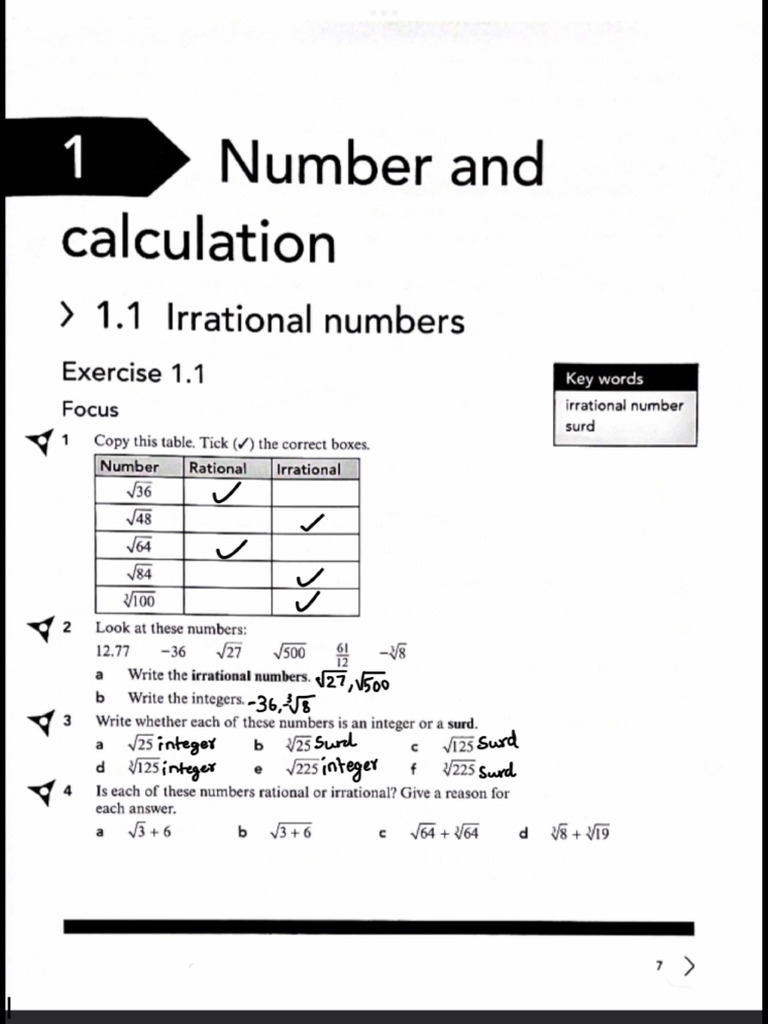 Maths Workbook (Jayashree) | PDF