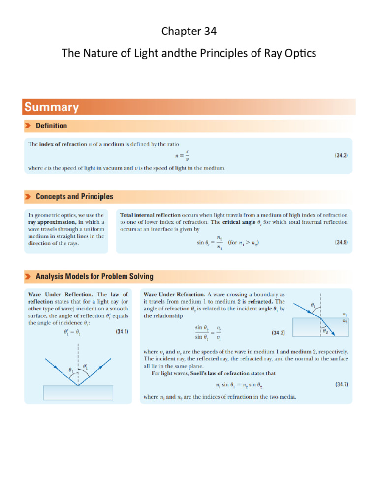 Physics For Scientists and Engineers With Modern Physics - Chapters 34 ... Physics For Scientists and Engineers With Modern Physics - Chapters 34 ...