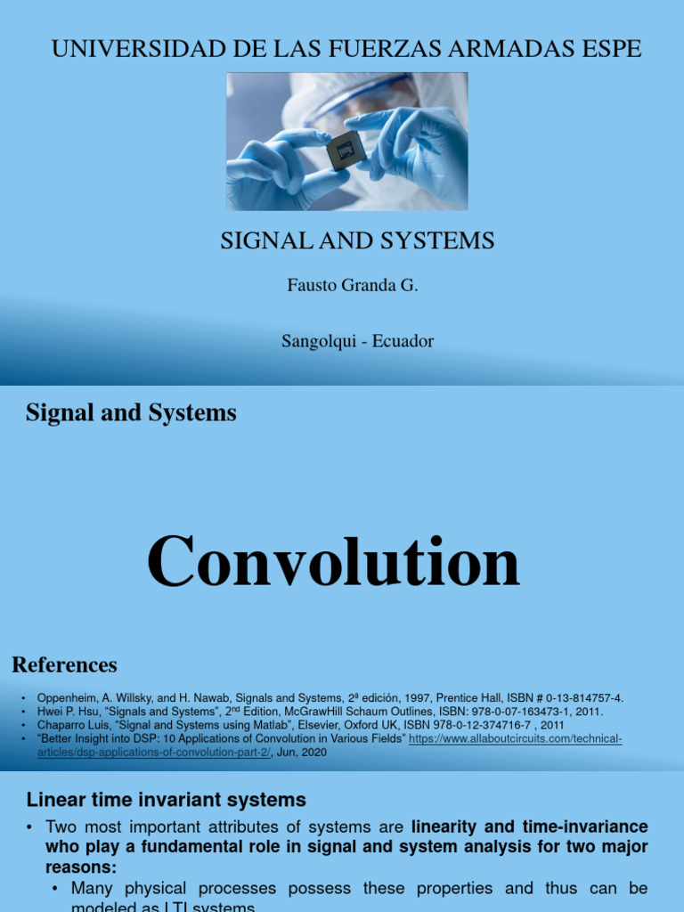 LTI Systems and Convolution Analysis | PDF | Convolution | Discrete Time And Continuous Time