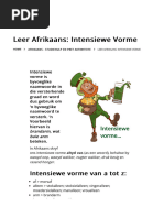 Intensiewe Vorm | PDF