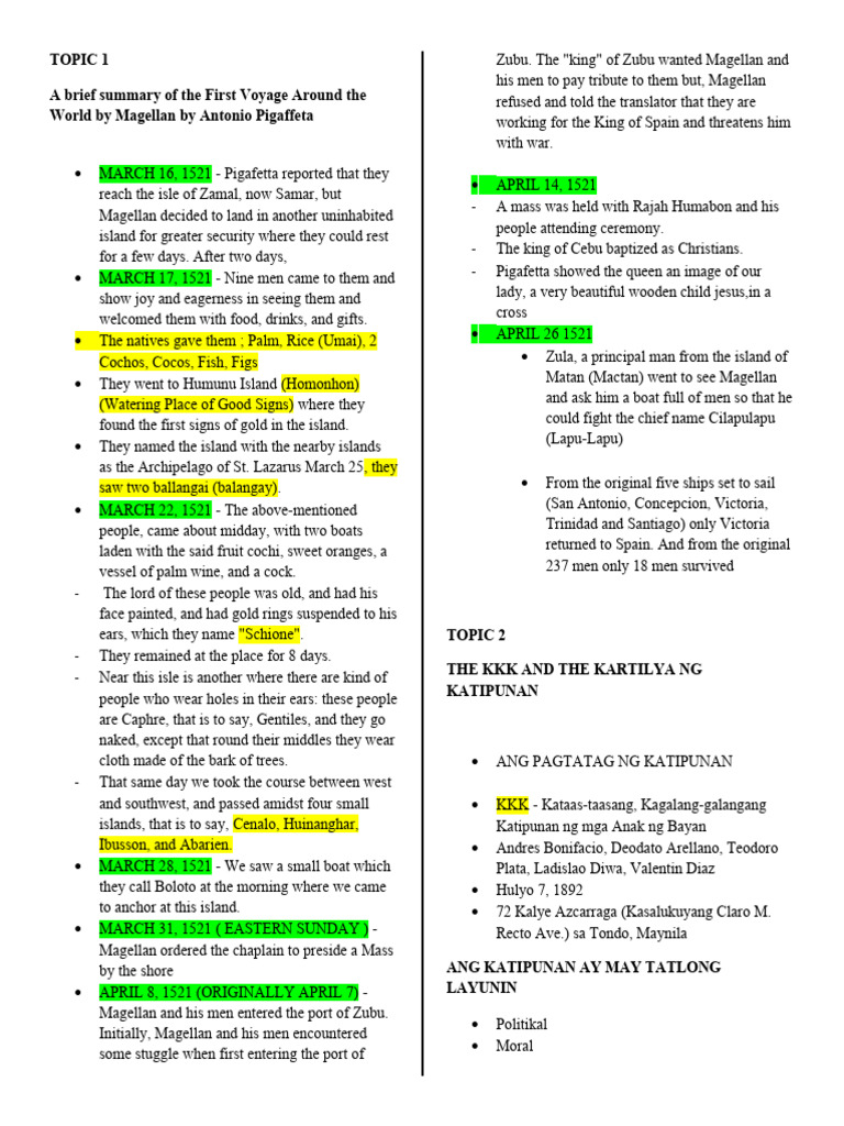 Reviewer RPH | PDF | Philippines