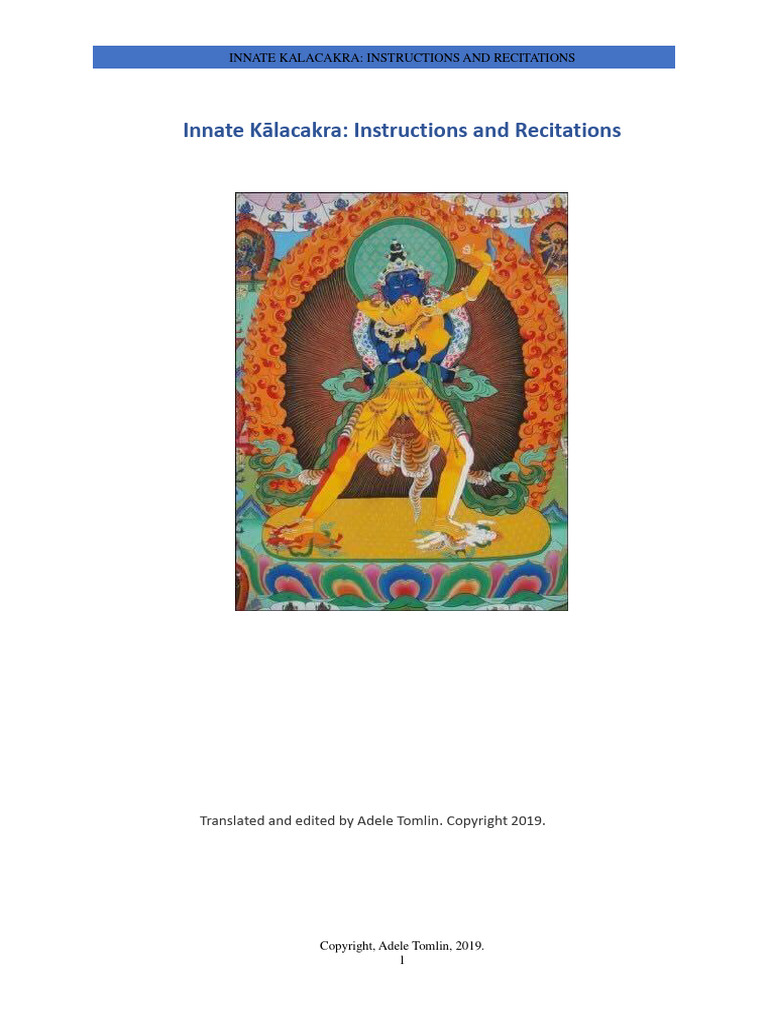 26d9c Innate Kalacakra Threetexts | PDF | Religion & Spirituality