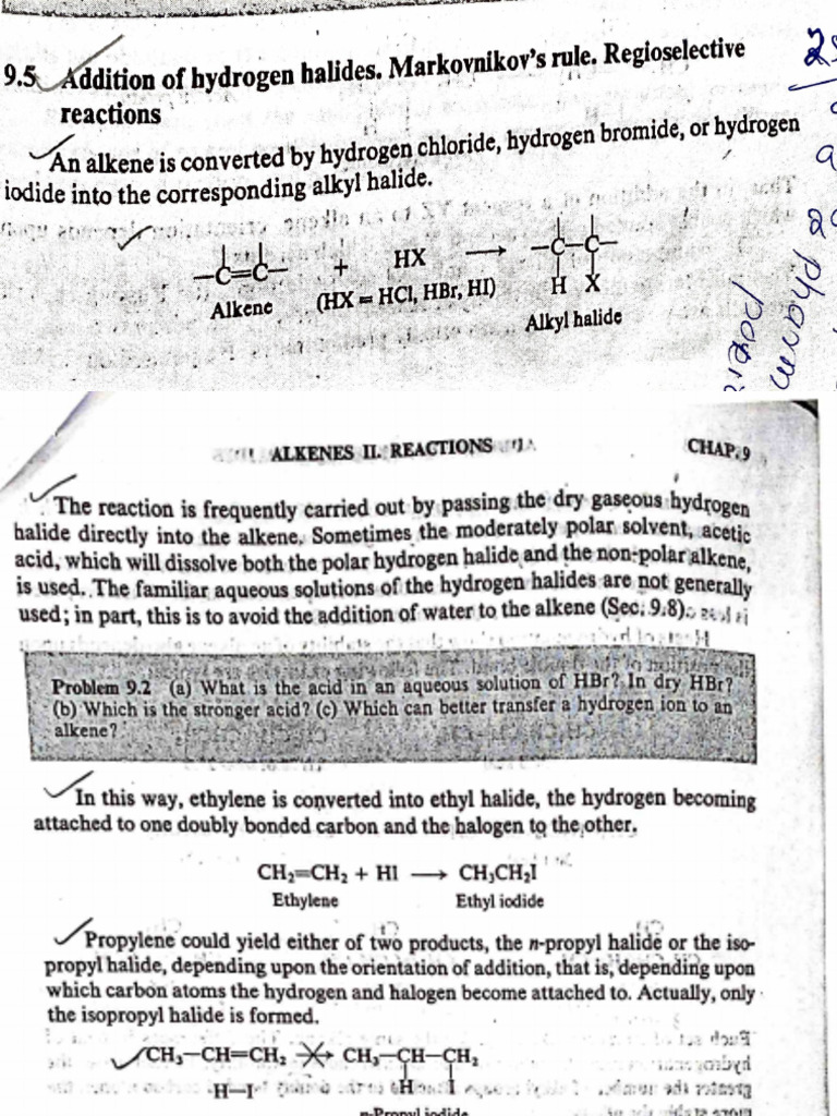 Markovnikov S Rule | PDF