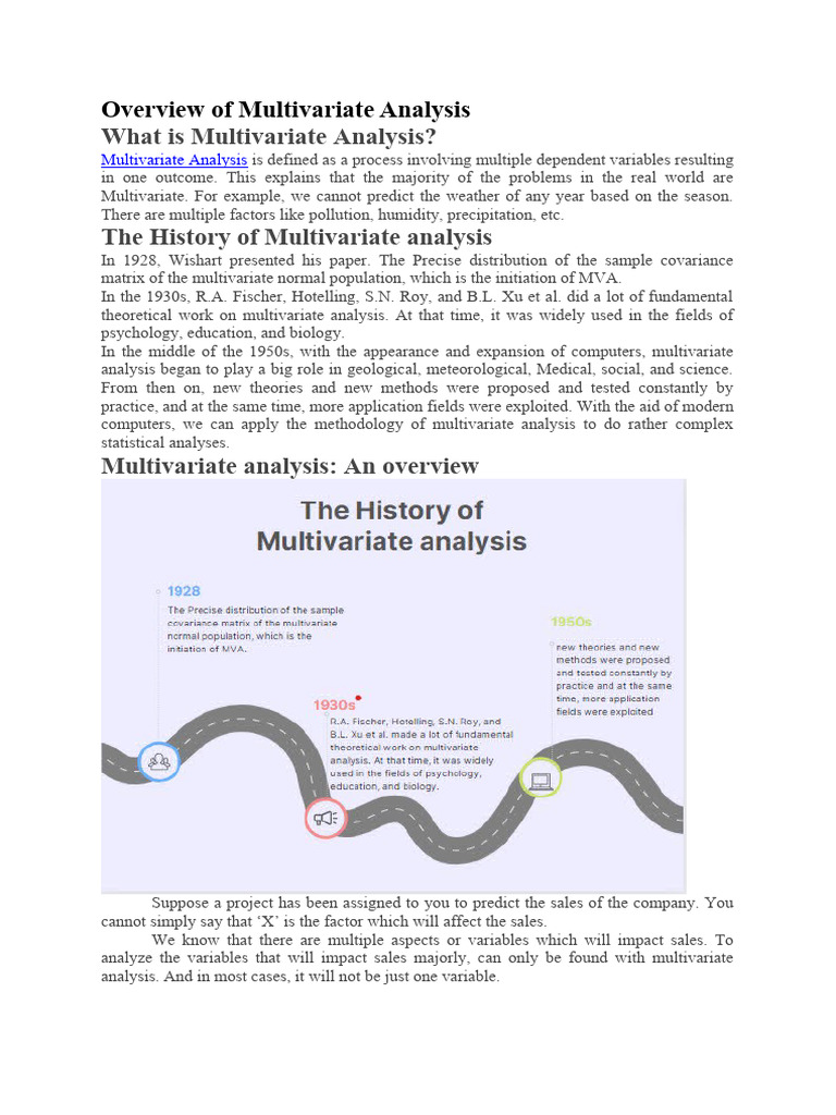 Multivariate Analysis | PDF | Dependent And Independent Variables | Factor Analysis