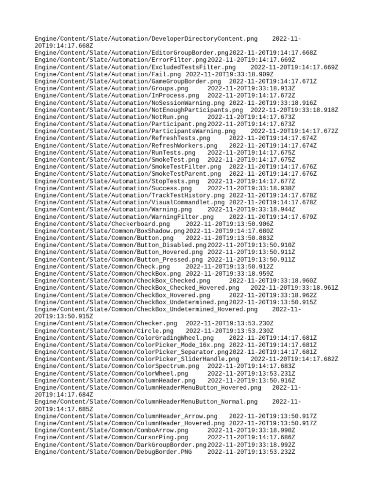 Manifest UFSFiles Win64 | PDF