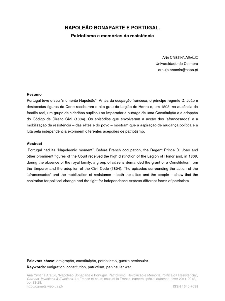 Napoleao e Portugal | PDF