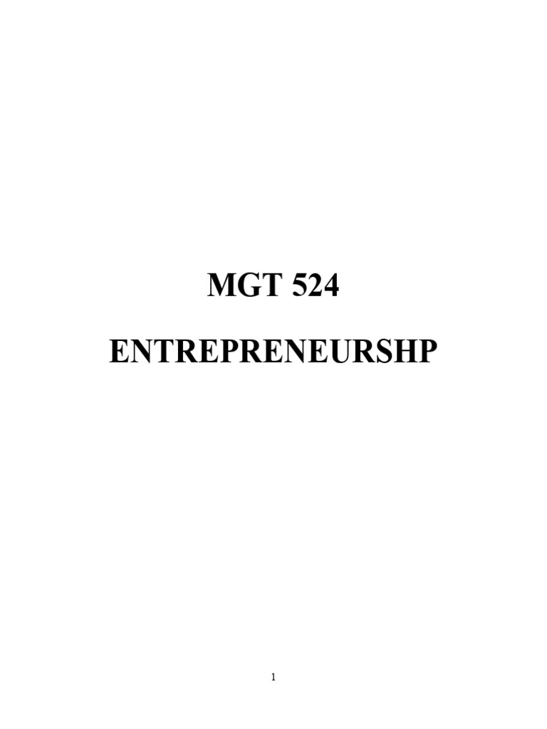 Entrepreneurship MBS 3rd Sem | PDF | Entrepreneurship | Creativity
