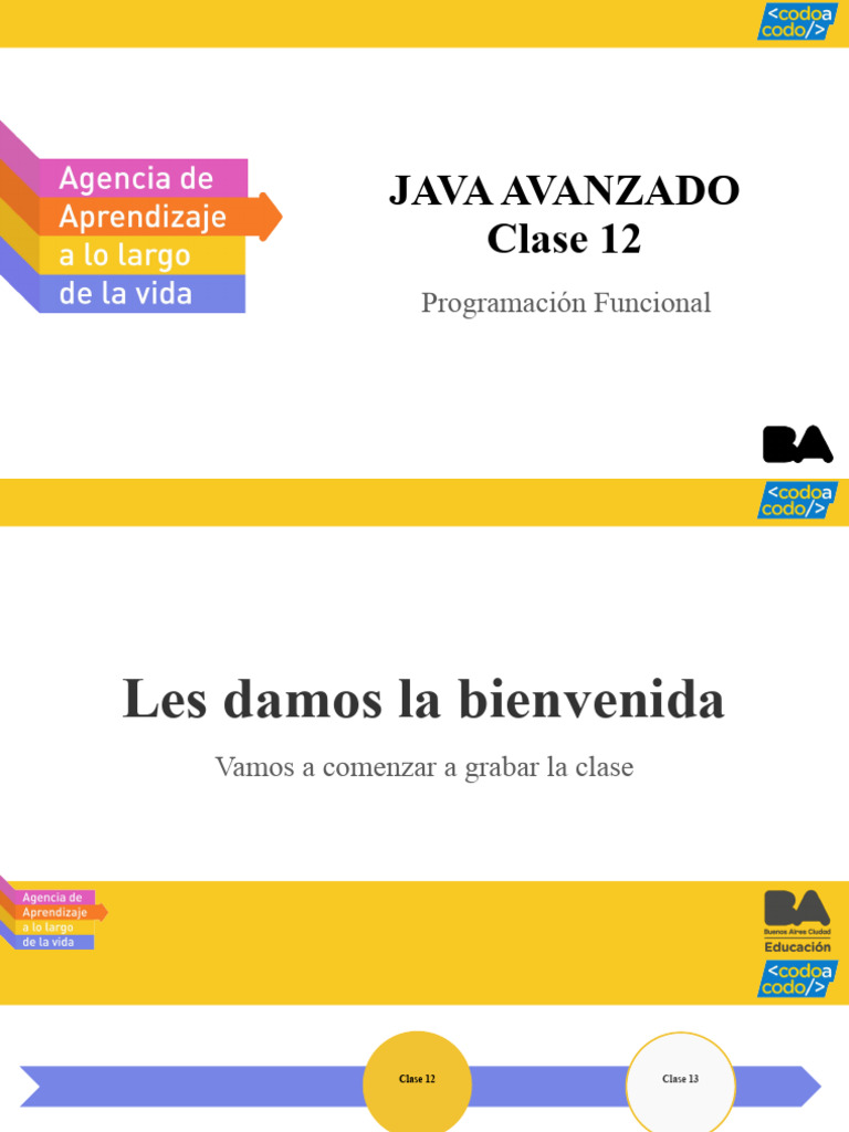 Java Avanzado Clase 12 | PDF | Programacion Funcional | Función anónima
