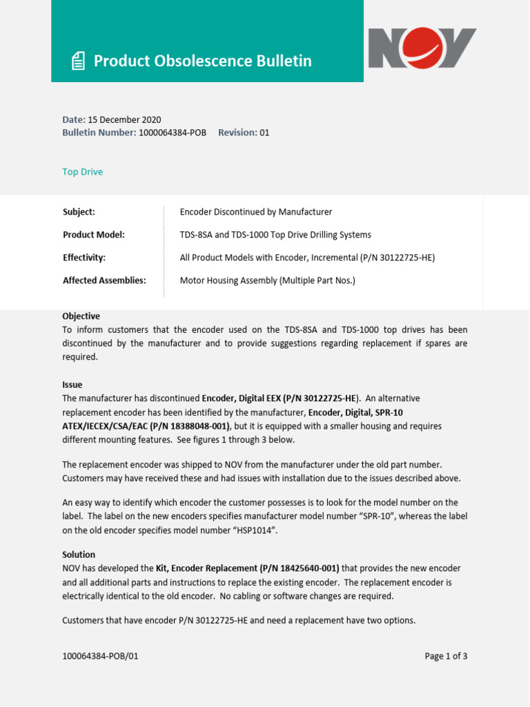 Product Obsolescence Bulletin | PDF | Technology & Engineering