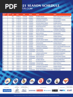 IPL 2025 Match Schedule Overview | PDF | Sports | Cricket Competitions
