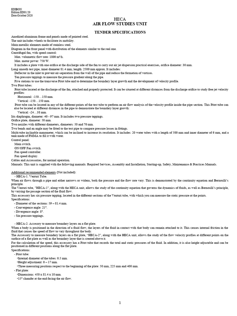 Heca en | PDF | Flow Measurement | Fluid Dynamics
