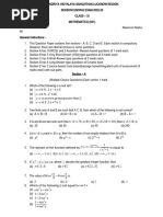 Deleted Portion of Class 12 Maths Exercise Wise PDF | PDF