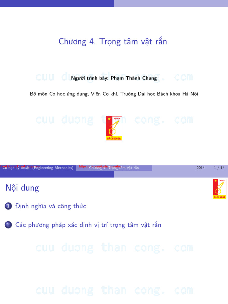 Co Hoc Ky Thuat 5 Me2142 Trong Tam Cua Vat Ran (Cuuduongthancong - Com ...