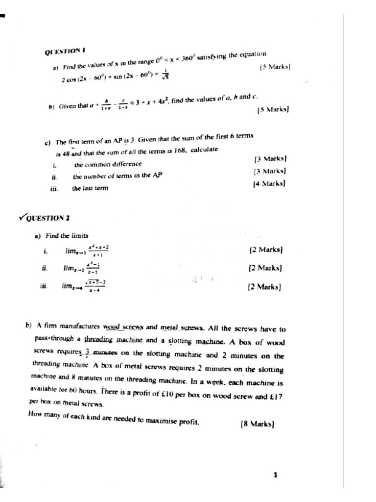 Math 2 | PDF