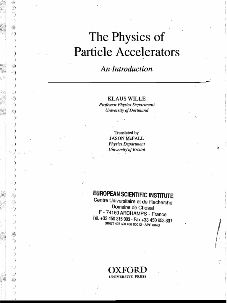 The Physics of Accelerator | PDF