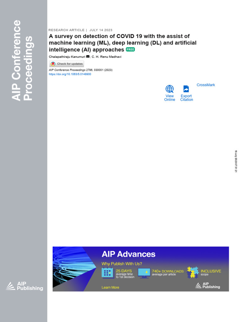 Survey Paper - AIP | PDF