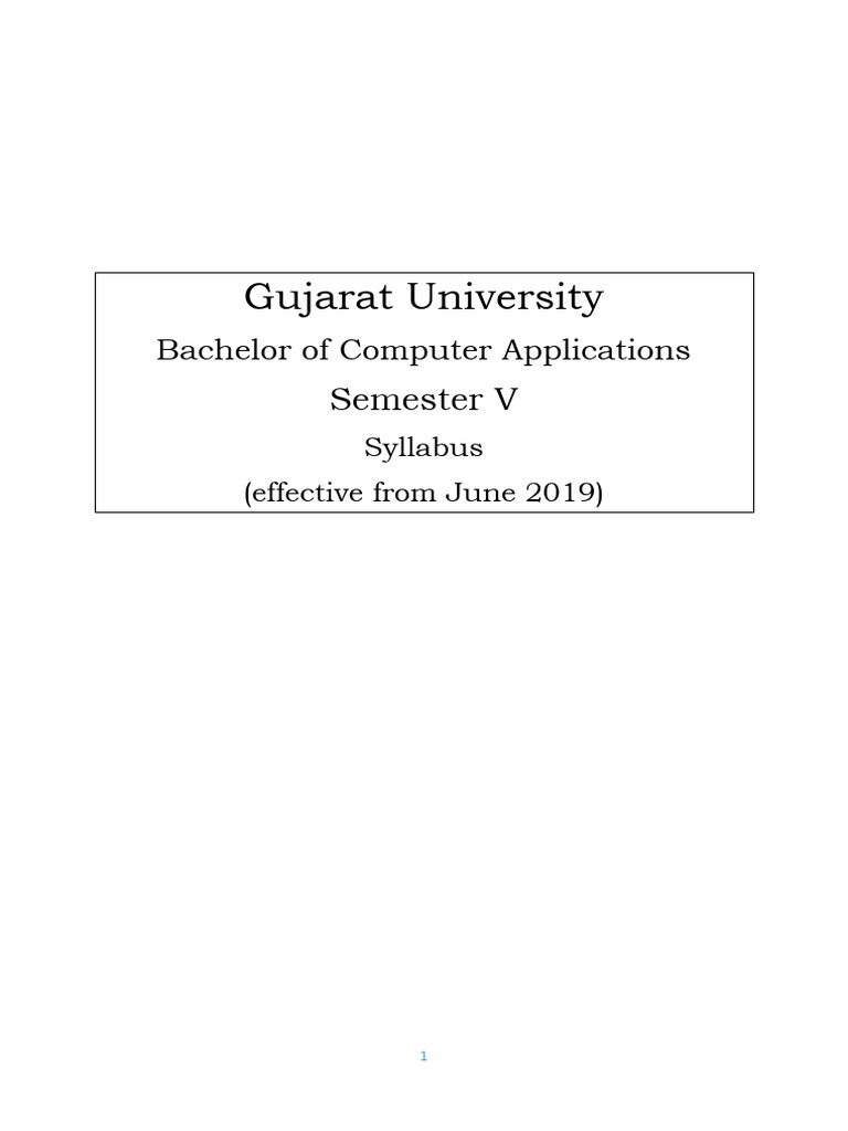 BCA Semester 5 2019 | PDF | Method (Computer Programming) | Inheritance (Object Oriented ...